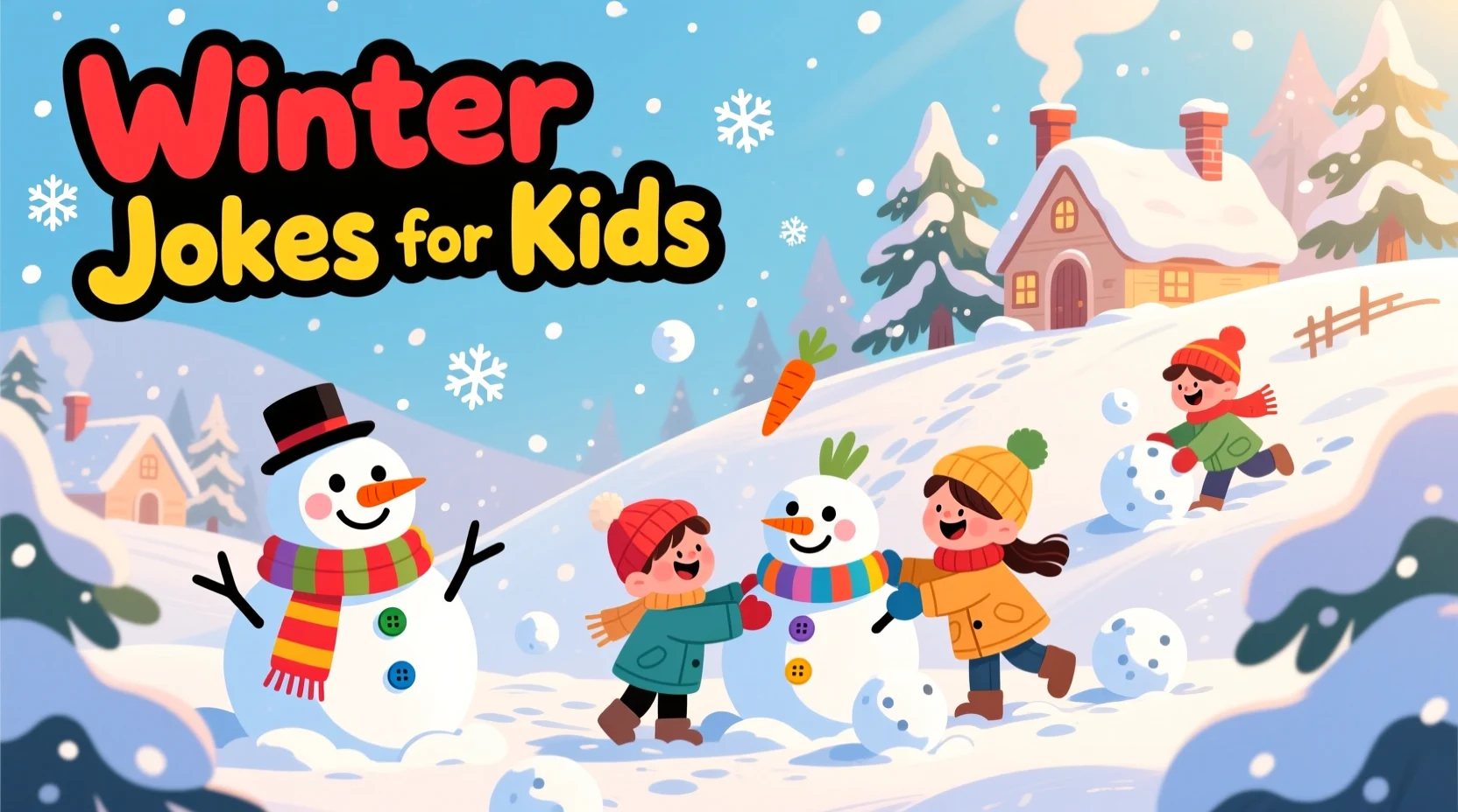 800+ Winter Jokes for Kids: Snowy Laughs and Frosty Fun for All Ages