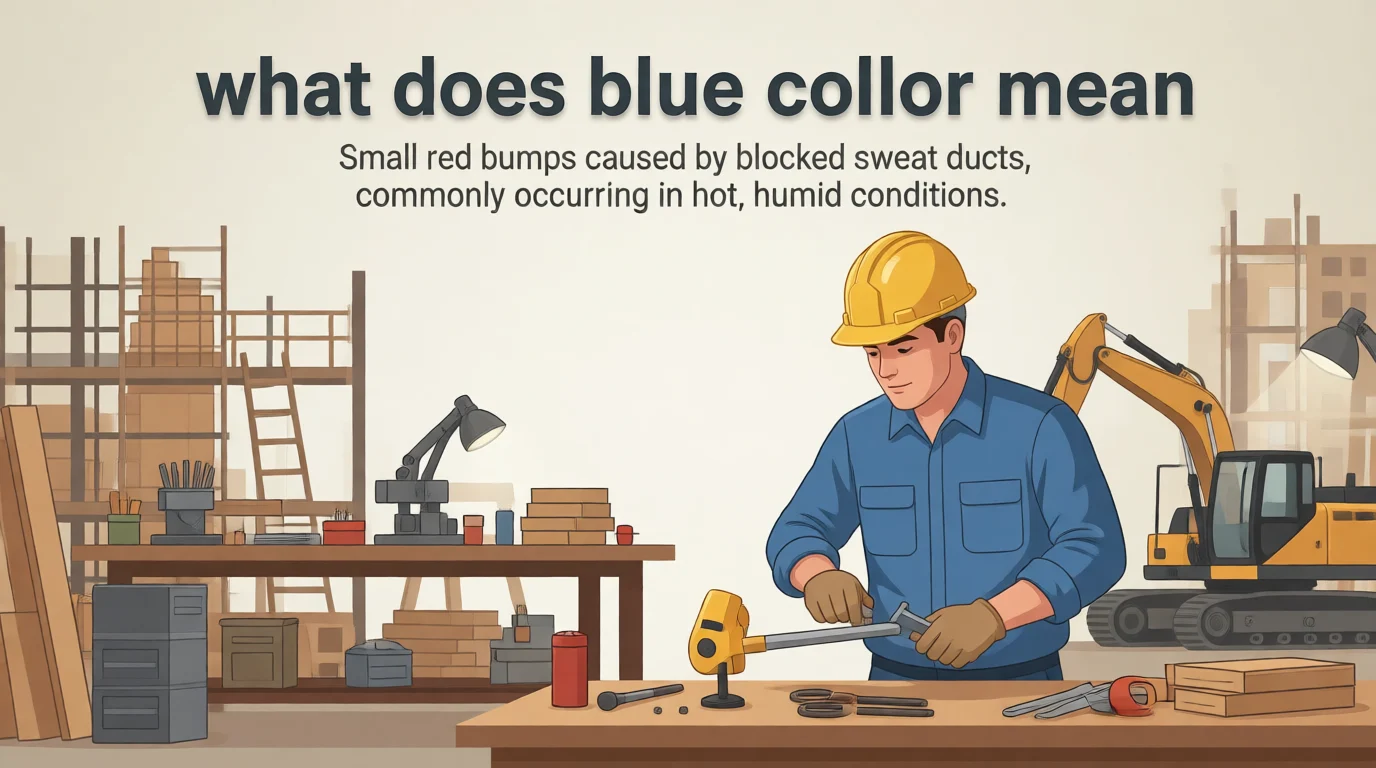 What Does Blue Collar Mean? Simple Explanation with Real-Life Examples