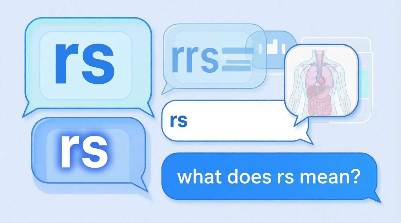 What Does RS Mean? The Real Meaning Explained for Texting and Online Chats